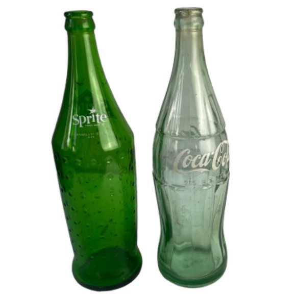 Vintage | Other | Vintage Cocacola And Sprite Pint Glass Bottles | Poshmark